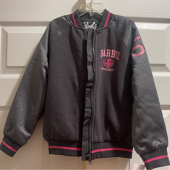 Barbie | Jackets & Coats | Girls Barbie Bomber Jacket | Poshmark